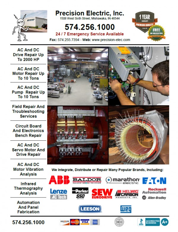About Us | Precision Electric | Industrial Equipment, Repairs ...