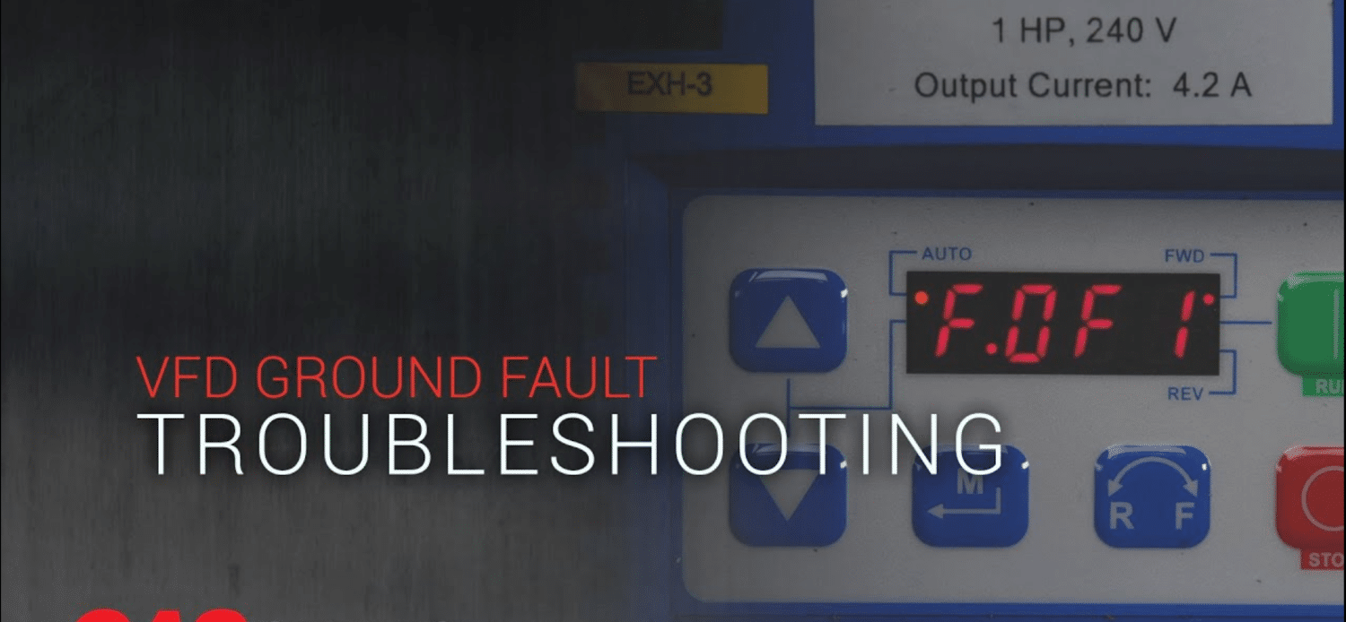 VFD Ground Fault & Short-Circuit Trips: Causes & Solutions